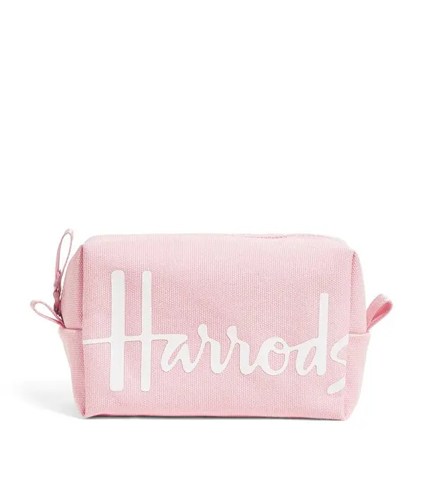 Harrods Cotton Logo Cosmetics Bag
