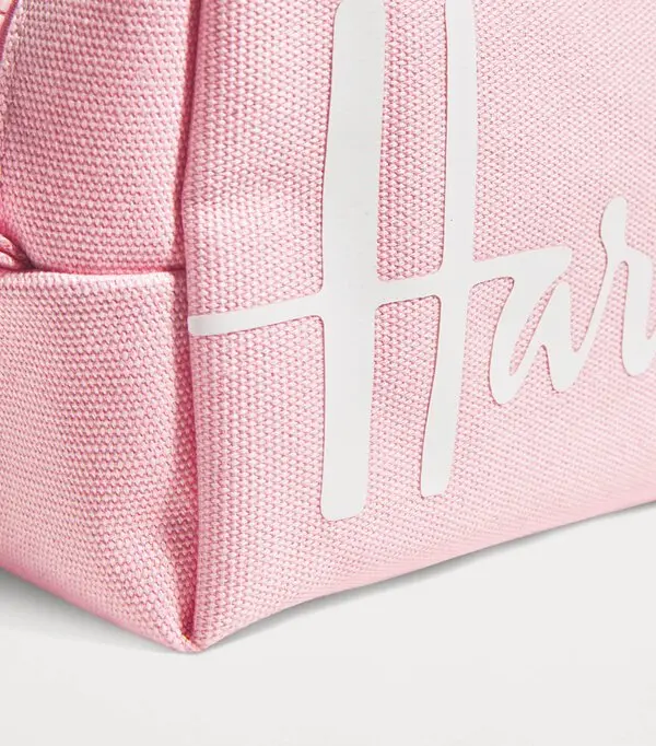 Harrods Cotton Logo Cosmetics Bag