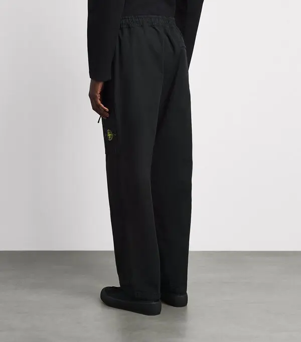Stone Island Organic Cotton Ripstop Cargo Trousers