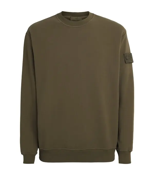 Stone Island Cotton-blend Ghost Sweatshirt - Green