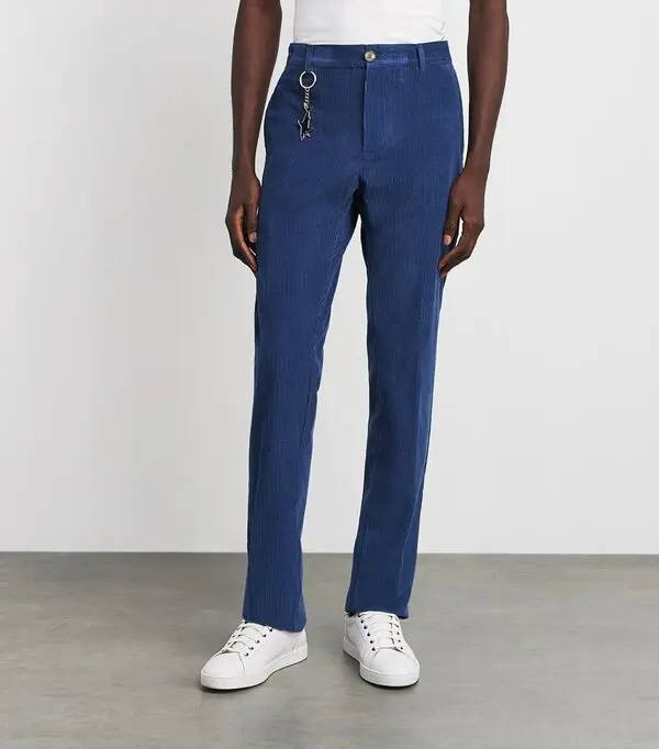 Paul & Shark Cotton-cashmere Corduroy Trousers