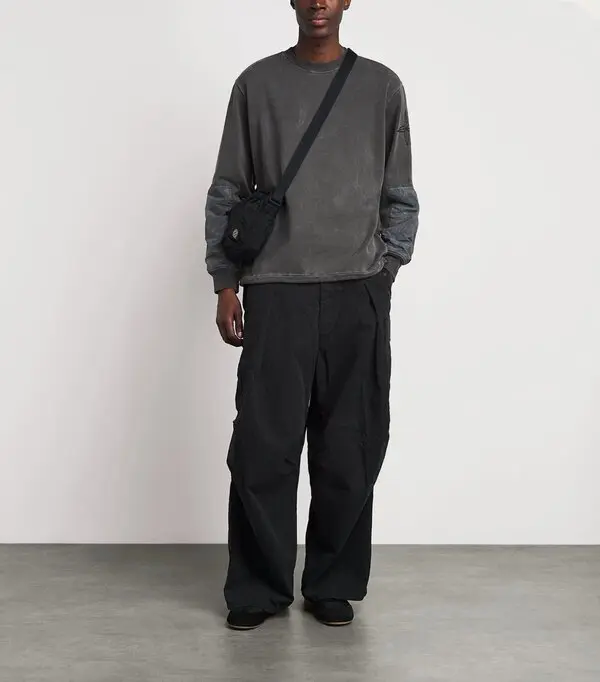 Stone Island Cotton Dyed Vanisé Sweatshirt