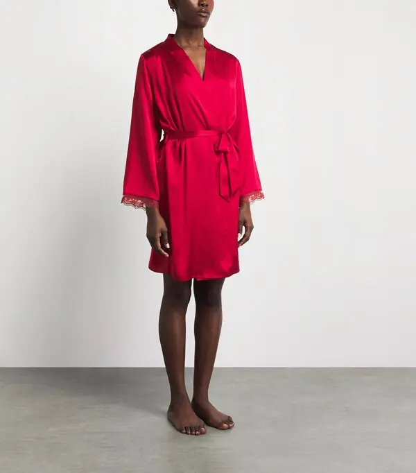 Simone Perele Silk-blend Love Me Robe