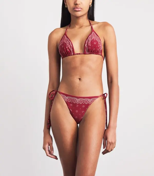 Devon Windsor Bandana Print Elis Bikini Top