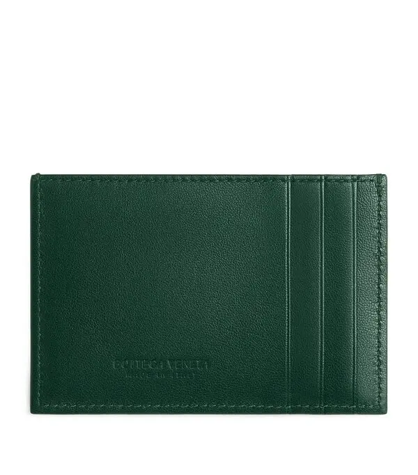 Bottega Veneta Leather Intreccio Card Holder