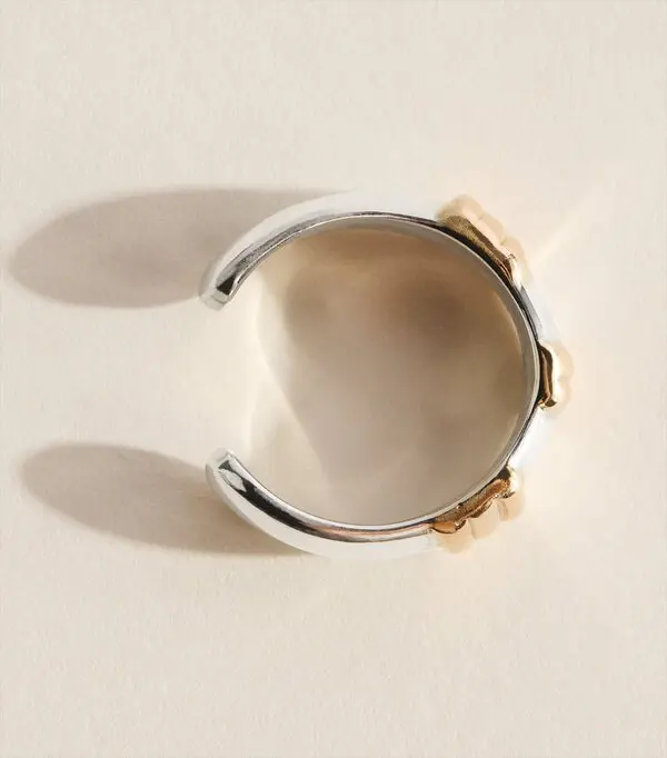 FYR Sterling And Yellow Gold Blaze Ear Cuff