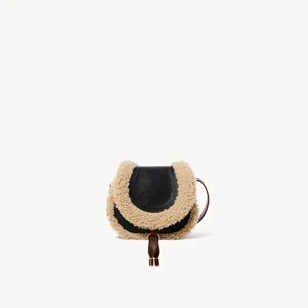 Chloé Sheepskin And Leather Shoulder Bag - Black