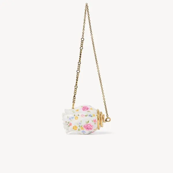 Chloé Porcelain Floral Necklace - Multicolor Pink