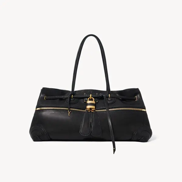 Chloé Large Paddington Sling East-west Bag - Black