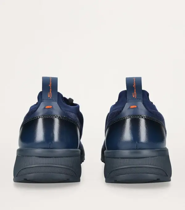 Santoni Technical Knit Runner Sneakers