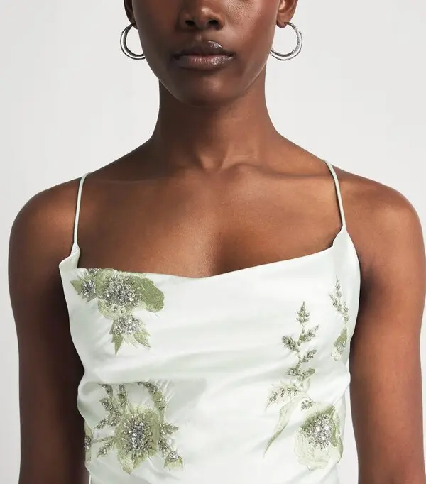 Alice + Olivia Embellished Montana Maxi Dress