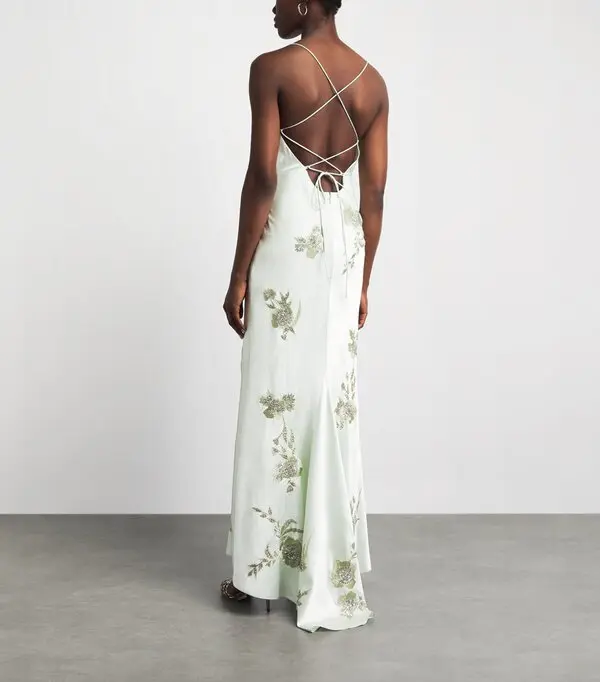 Alice + Olivia Embellished Montana Maxi Dress