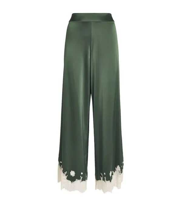 Alice + Olivia Wide-leg Athena Trousers - Green