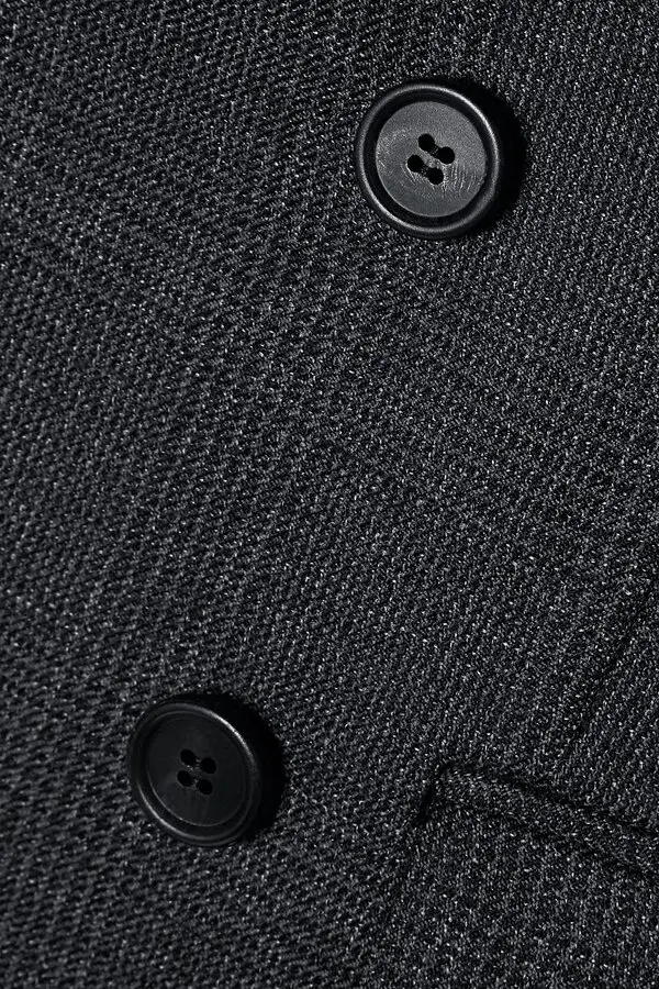 Prada Doublebreasted Checked Woolblend Blazer
