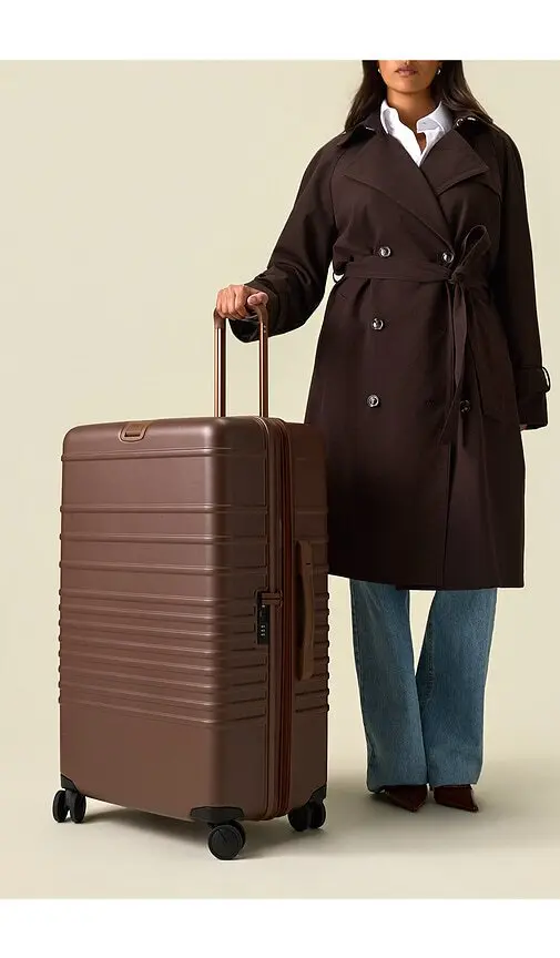 BEIS The Large Check-in Roller In Brown