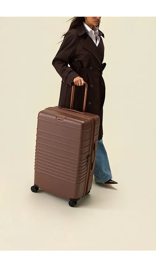 BEIS The Large Check-in Roller In Brown