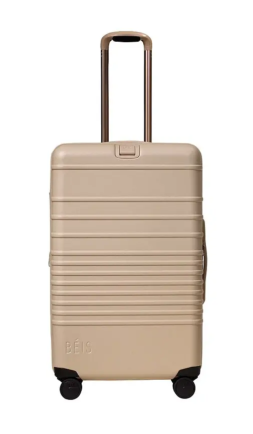 BEIS The Medium Check-in Roller - Beige