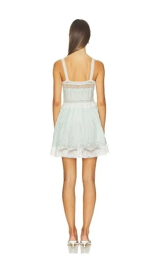 LoveShackFancy Hadlee Dress In Green