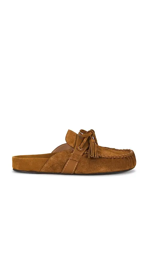 Isabel Marant Étoile Malvin Suede Slides - Cognac