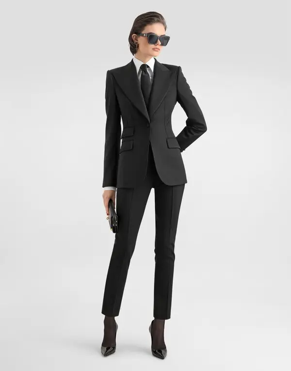 Dolce & Gabbana Turlington Single-breasted Jacket In Bi-stretch Twill