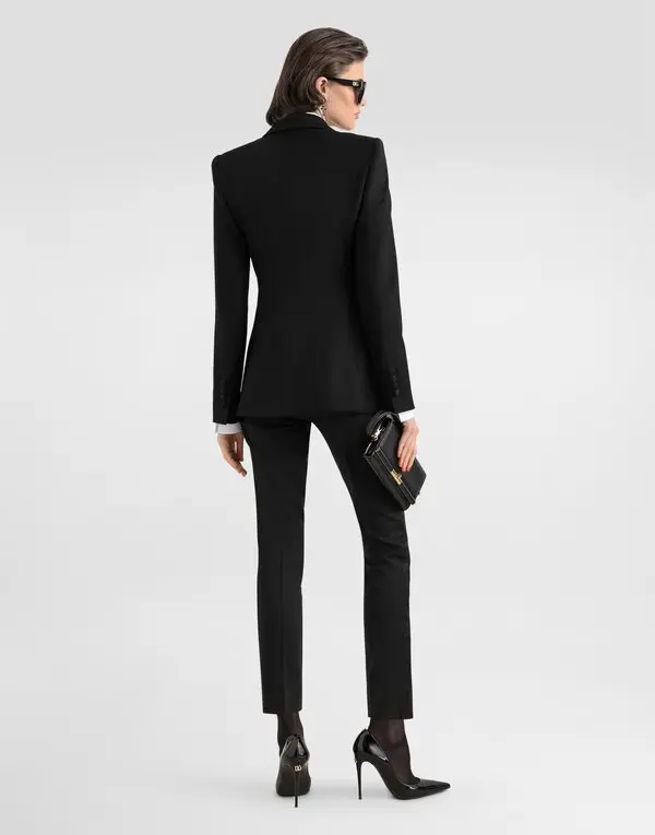 Dolce & Gabbana Turlington Single-breasted Jacket In Bi-stretch Twill