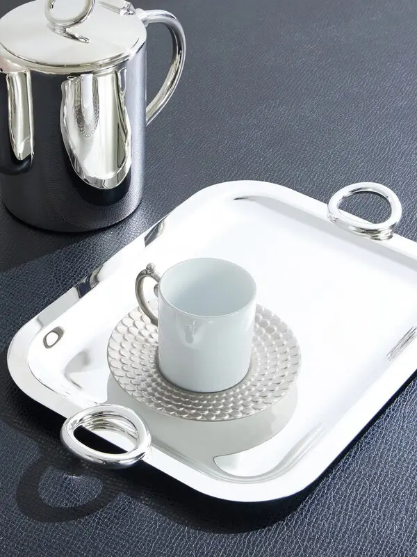 Christofle Vertigo -plated Tray