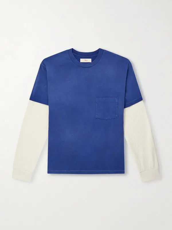 CHERRY LOS ANGELES Santa Fe Layered Printed Cotton-jersey T-shirt