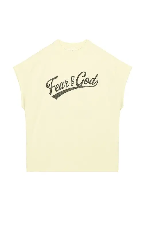 Fear Of God Cut Off 90's Shirt In White