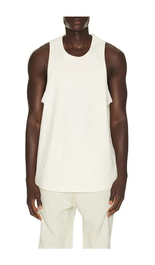 Fear Of God Ribbed Essential Tank In White