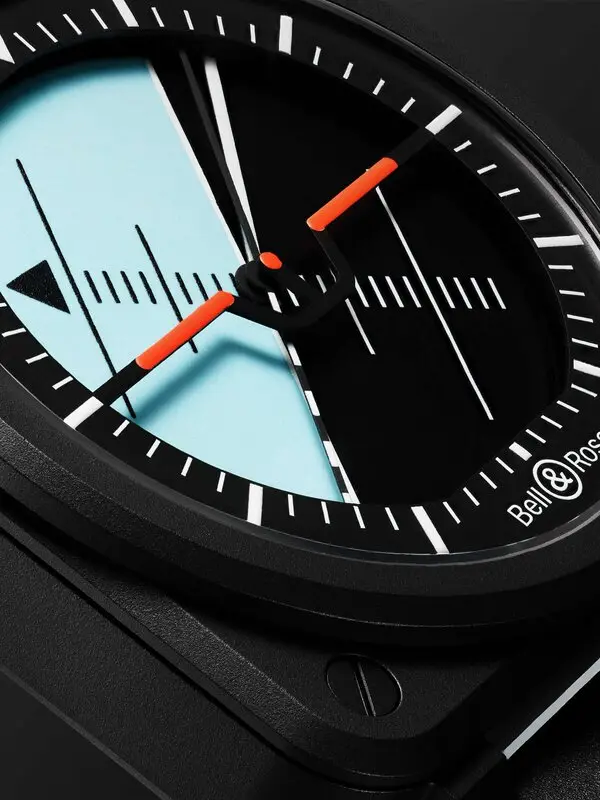 BELL & ROSS Br-03 Horizon Limited Edition Automatic Ceramic Watch, Ref. Br03a-hrz-ce/srb