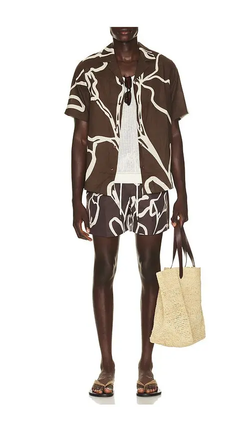 Frescobol Carioca Printed Swim Shorts