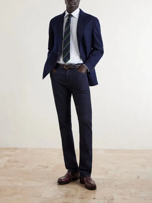 Dunhill Mohair And Silk-blend Blazer