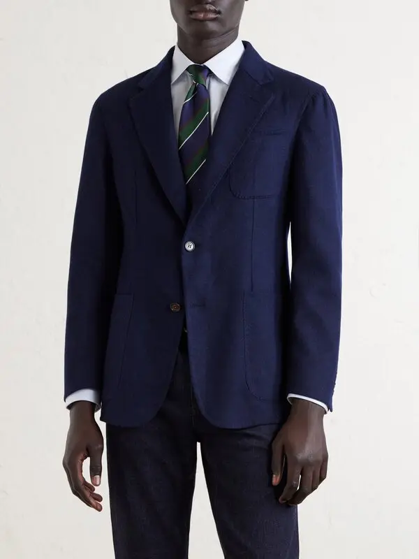 Dunhill Mohair And Silk-blend Blazer
