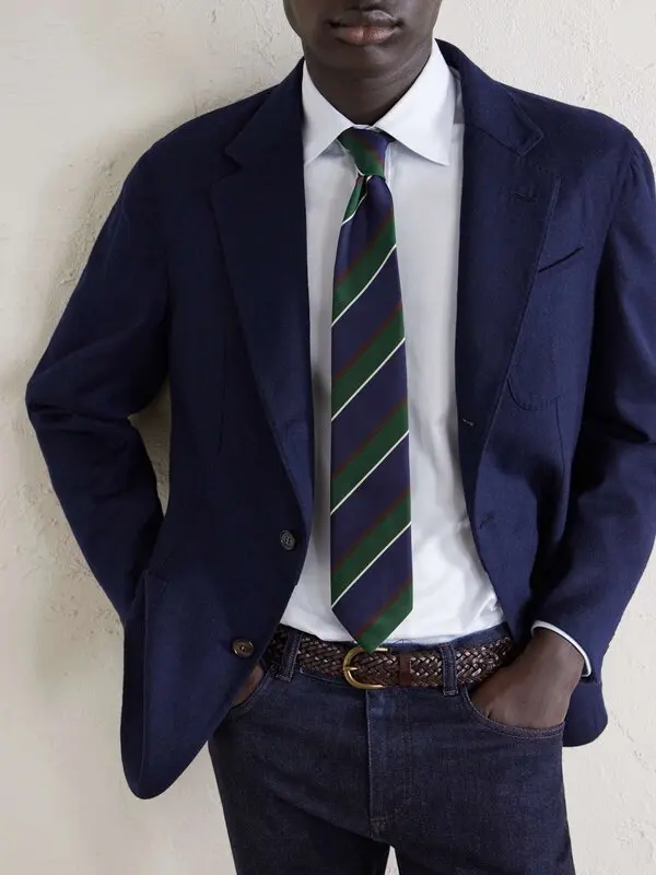 Dunhill Mohair And Silk-blend Blazer