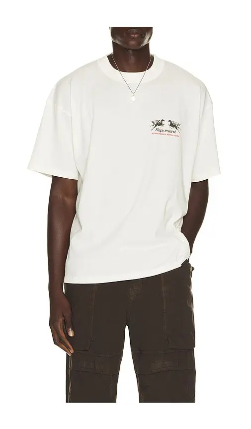 REPRESENT 24 Hour Service Tee In White