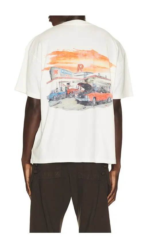 REPRESENT 24 Hour Service Tee In White
