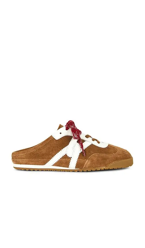 Veronica Beard Nicoline Mule Sneaker In Brown - Chestnut Multi