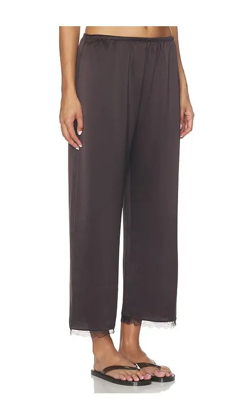 LESET Barb Lace Crop Pant