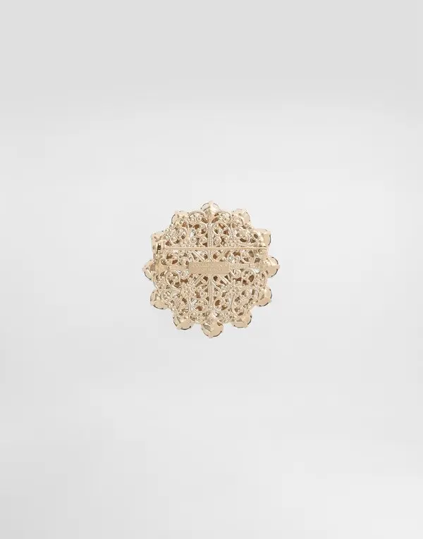 Dolce & Gabbana Embellished Rhinestone Brooch