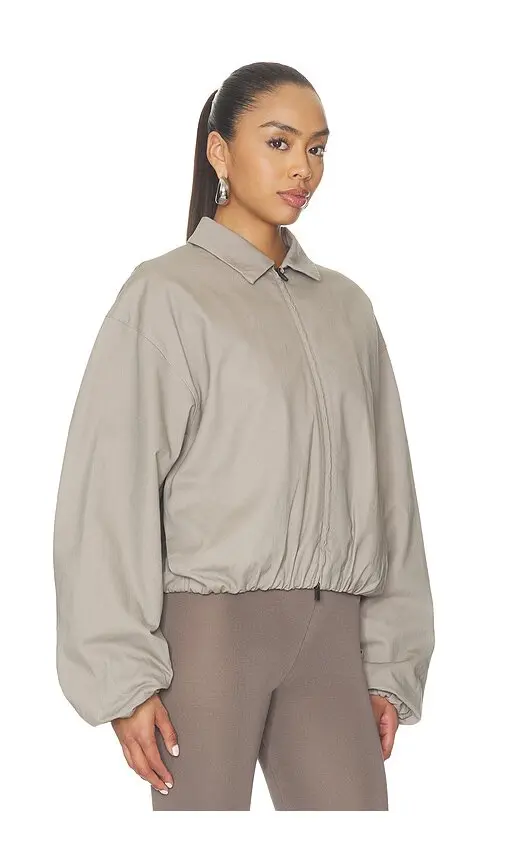 Fear Of God Full Zip Work Jacket In Grey