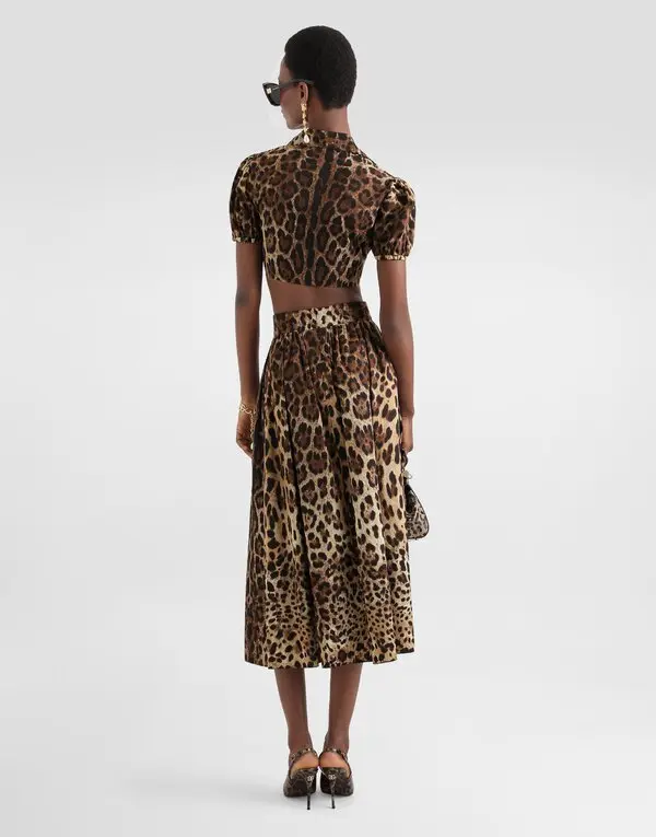 Dolce & Gabbana Leo- Poplin Skirt