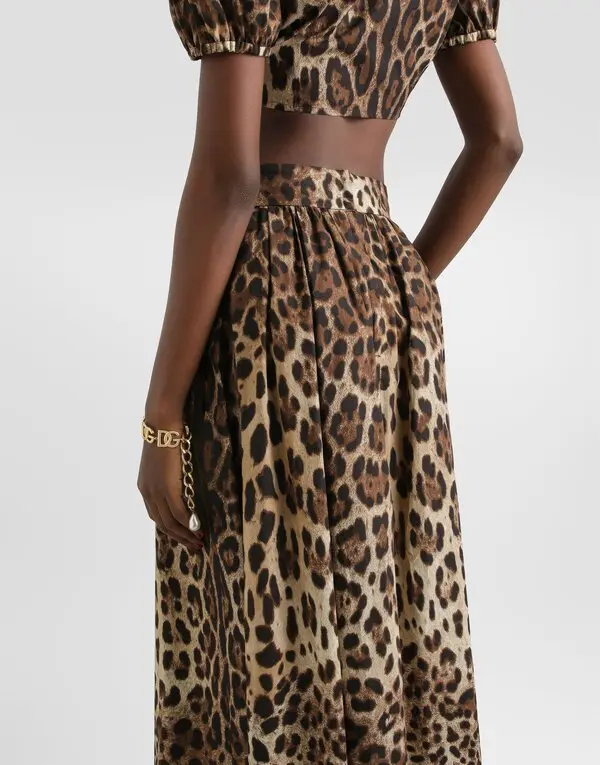 Dolce & Gabbana Leo- Poplin Skirt