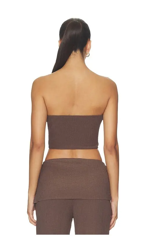 Astr The Label Anoka Top In Brown