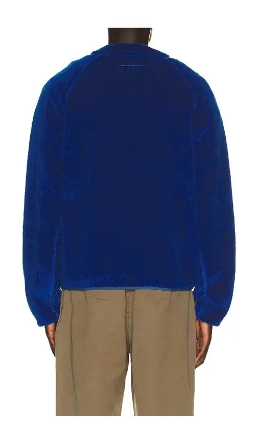 MAISON MARGIELA Half Zip Lightweight Fleece Sweatshirt