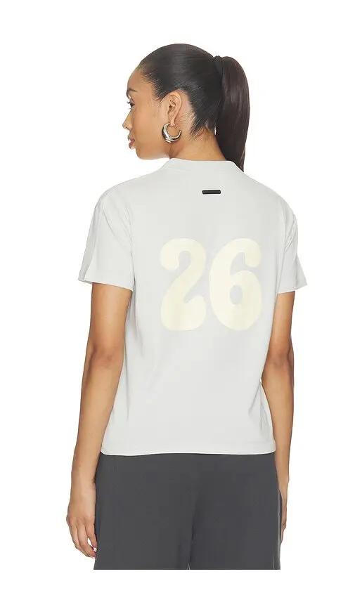 Fear Of God Classic Fit Tee In Baby Blue - Overcast