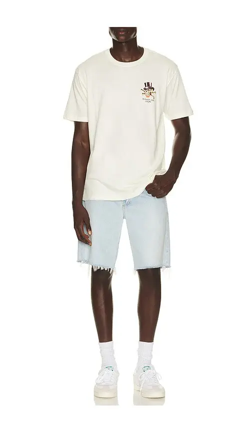 Brixton X Burger She Wrote Tee In White