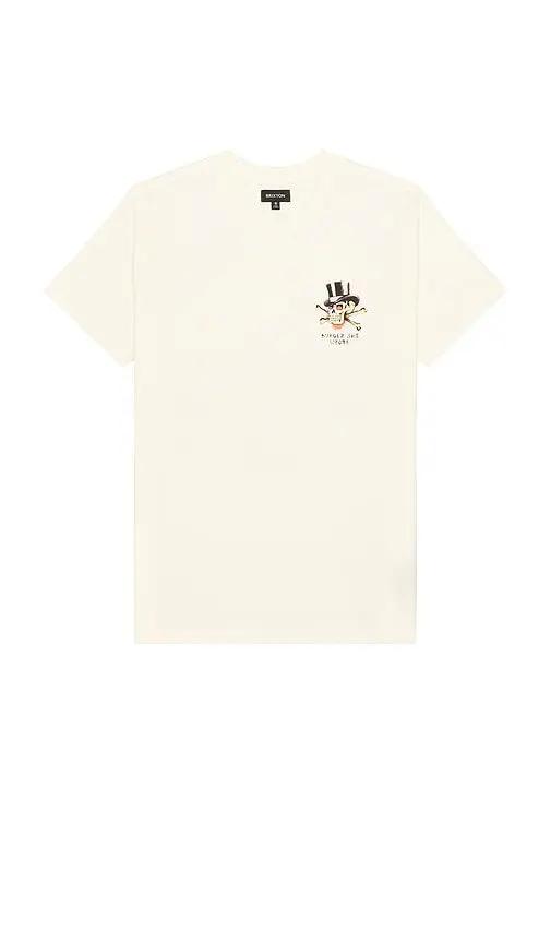 Brixton X Burger She Wrote Tee In White