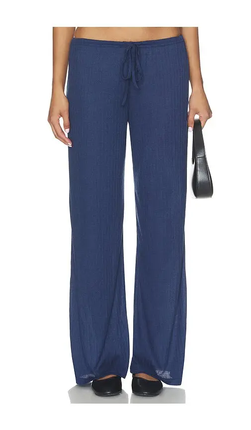 ALL THE WAYS Romee Drawstring Pant - Navy