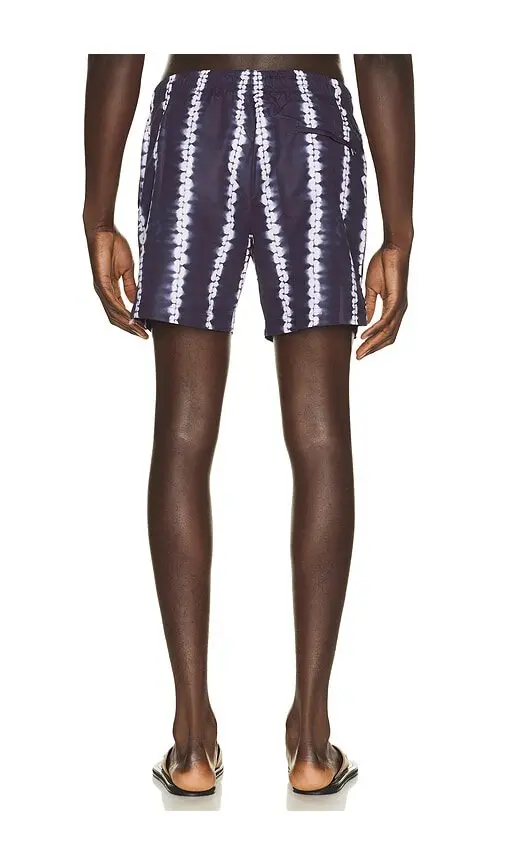 Commas Shibori Stripe Classic Swim Short