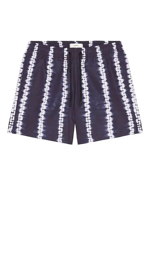 Commas Shibori Stripe Classic Swim Short